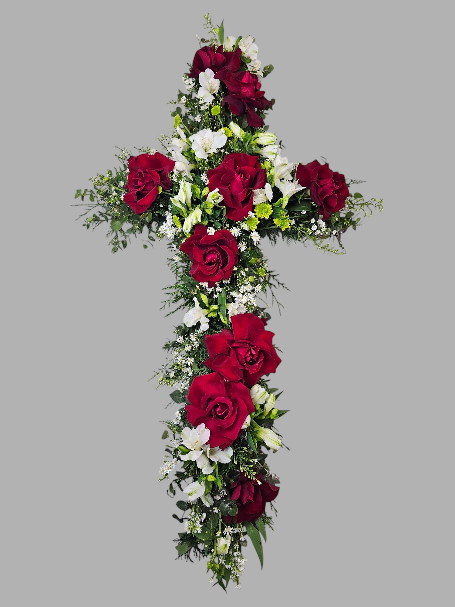 Eternal Grace Funeral Cross | Flower Delivery Melbourne – Petalo